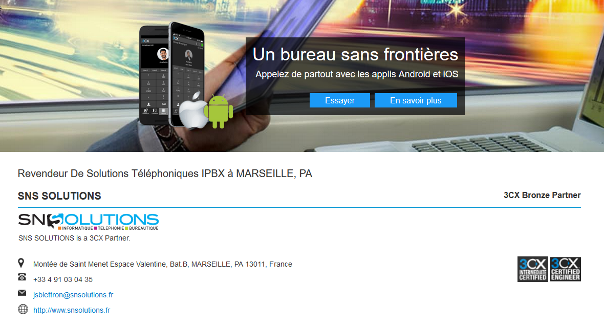 SNS certifie 3cx 2 - SNS SOLUTIONS